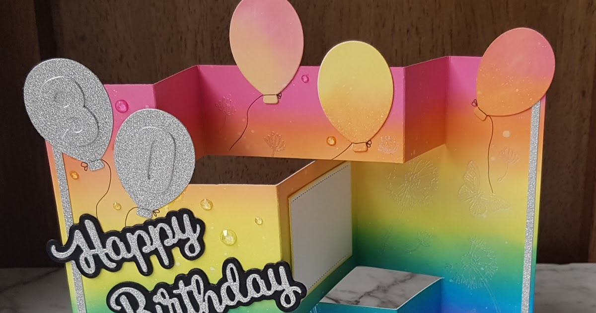 Cards from Helen: Tri Fold Shutter Birthday Card