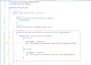 CRM HUB: What is Data Seeding in .NET Core