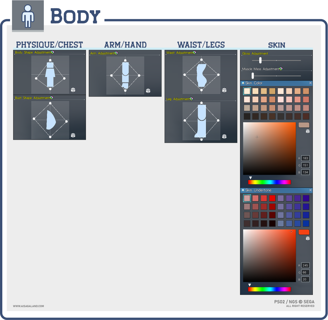 PSO2 NGS Character Creation - Custom #4 - Aisaga Land