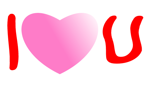 Gambar Love Hati Pink Merah Transparan PNG - Samakami.com