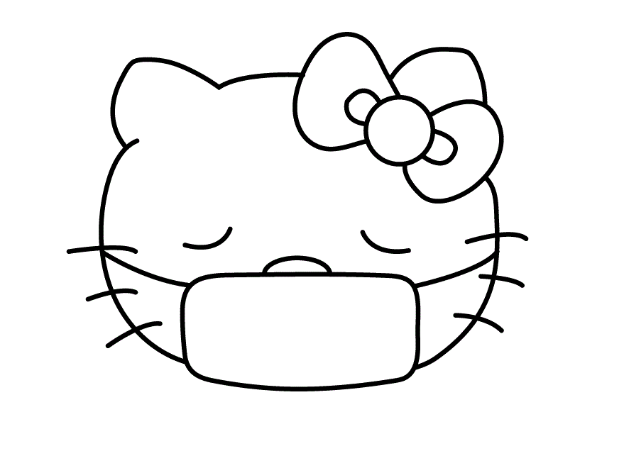 Hello Kitty coloring pages
