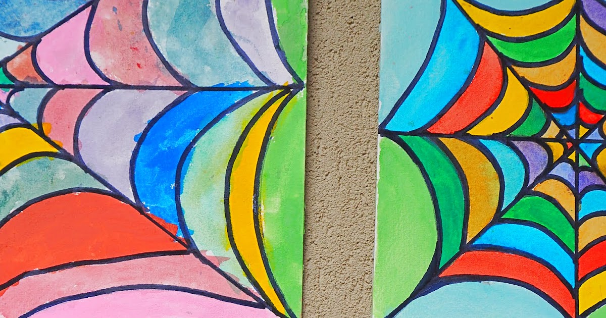 Learn with Play at Home: Spider Web Art for Kids