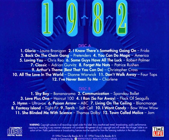 ELECTRONIC 80s - by Michael Bailey: THE 80S COLLECTION - TIME LIFE ...