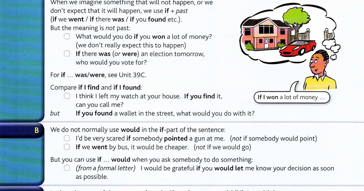 Unit 38: If I do … and If I did … - English Grammar in Use
