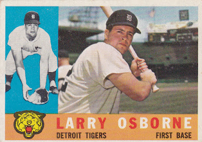 Horizontal Heroes: The 1960 Topps Set: #201 Larry Osborne