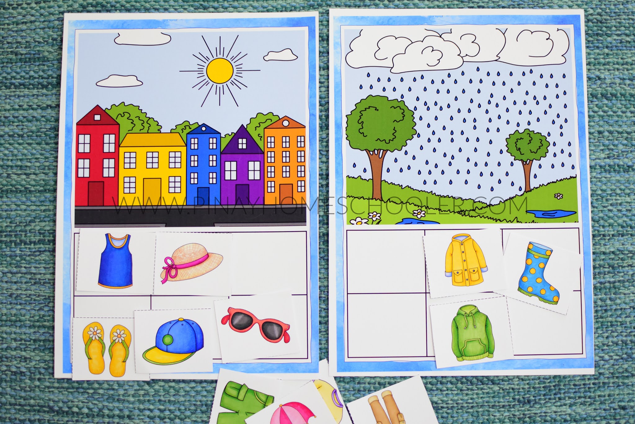 Weather Preschool Math and Literacy Mini Unit | The Pinay Homeschooler
