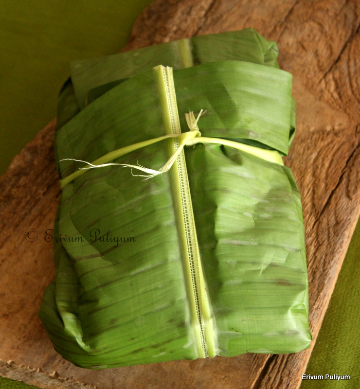 Erivum Puliyum: Pothichoru (Nostalgic Food Parcels wrapped in Banana ...