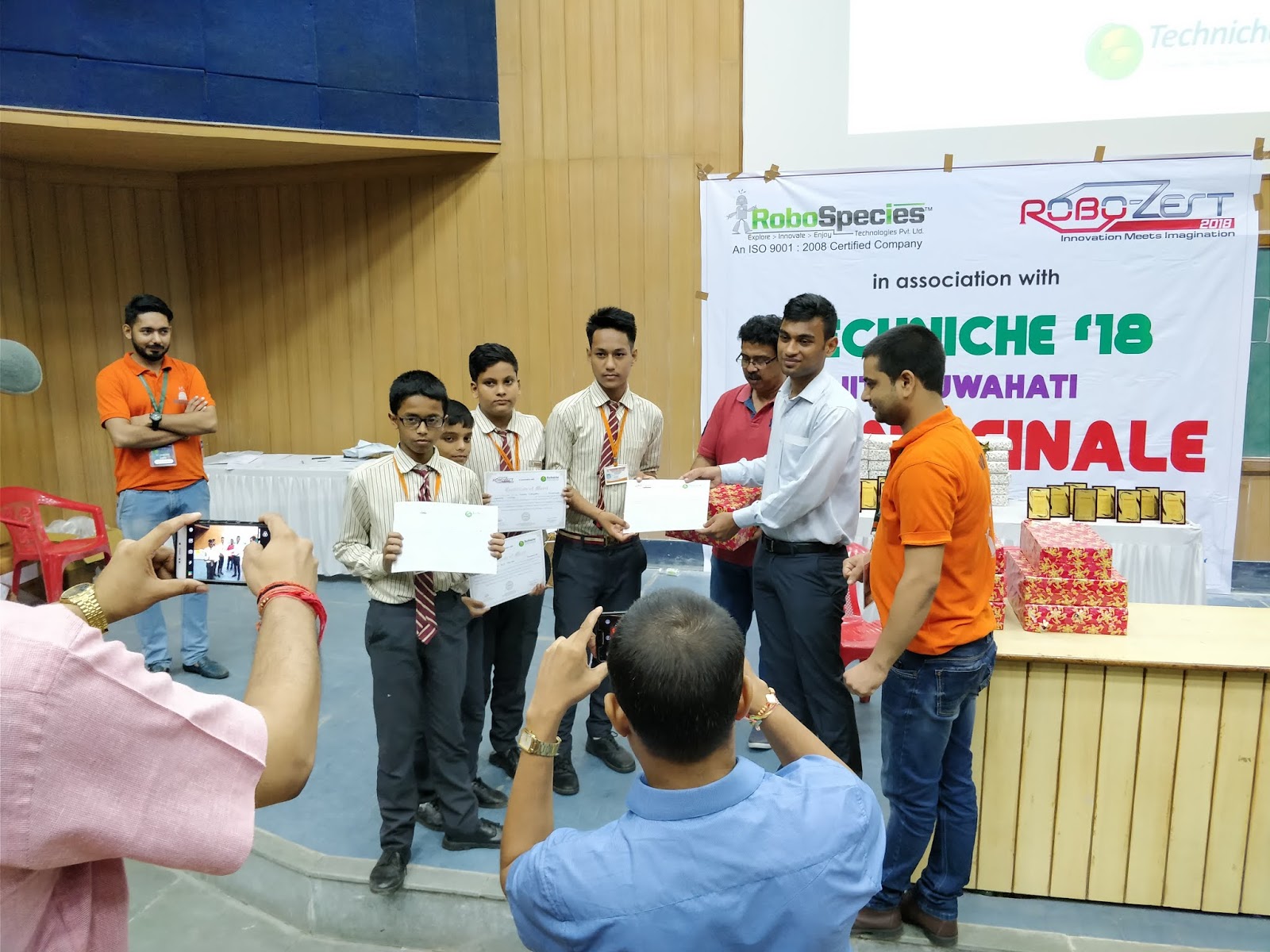 Robotic Competition at Techniche IIT Guwahati ROBO-ZEST 2018