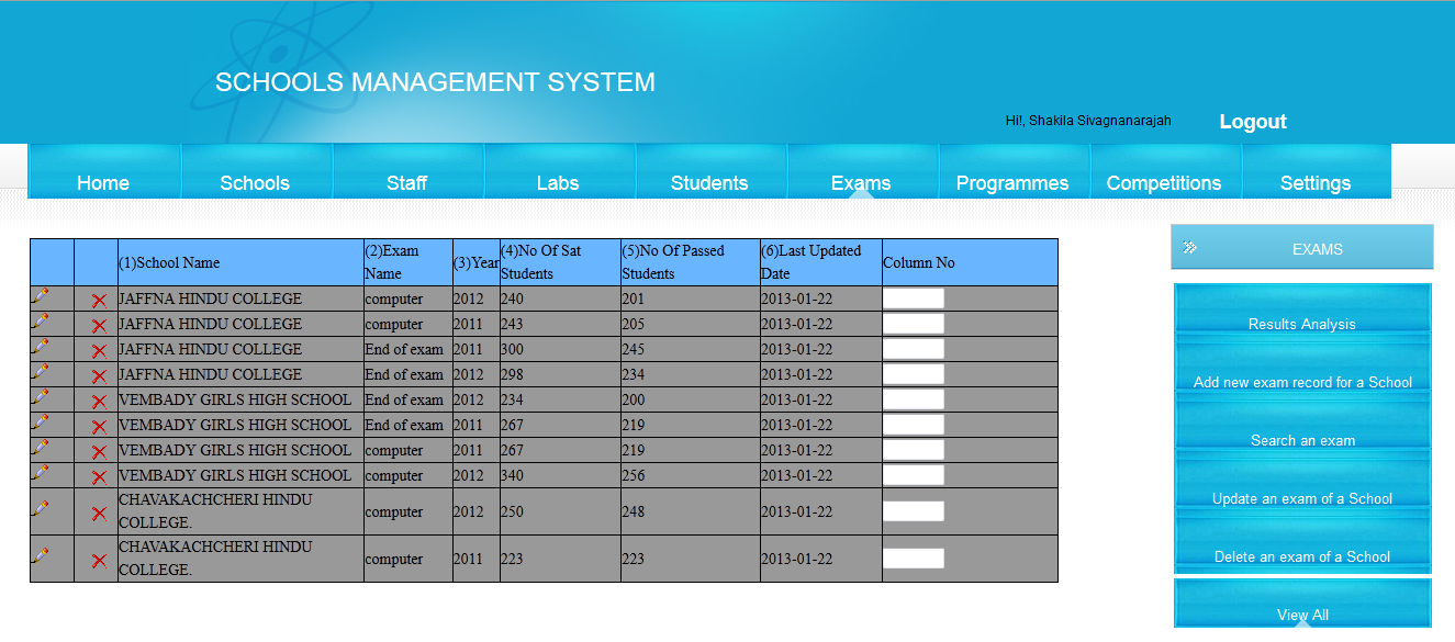 School Management System (SMS)