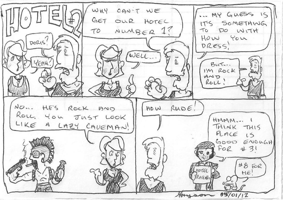 Quarter Page Comics: Hotel #2