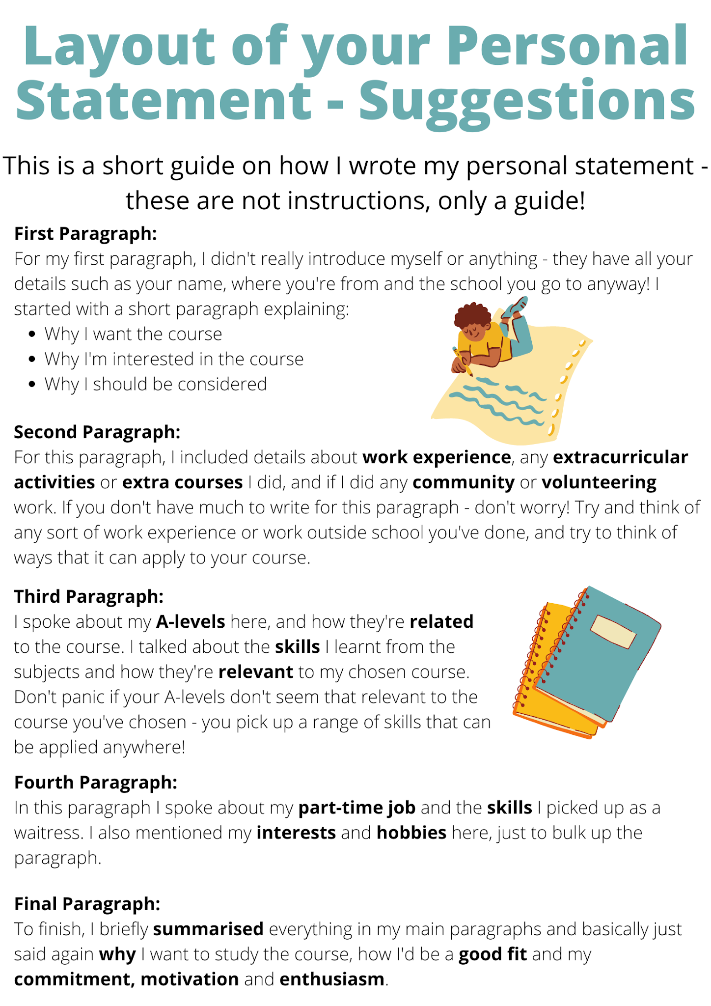 Advice on Writing Your Personal Statement