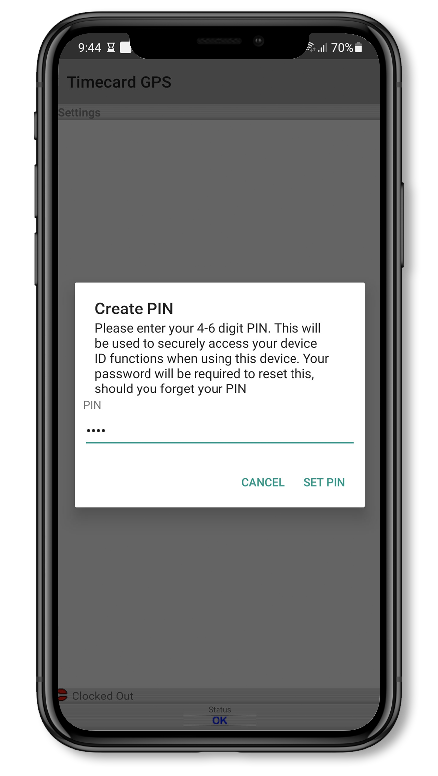 Econz Wireless: Creating a PIN for Timesheet Signoff