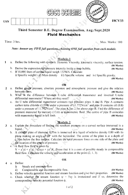 Visvesvaraya Technological University B.E. Civil Engineering (CBCS ...