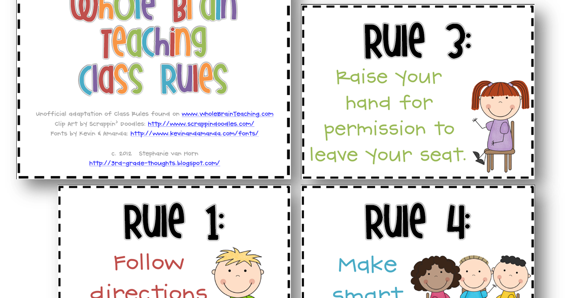 Whole Brain Teaching Rules Signs Freebies 3rd Grade Thoughts whole-brain-teaching-rules-signs-freebies-3rd-grade-thoughts