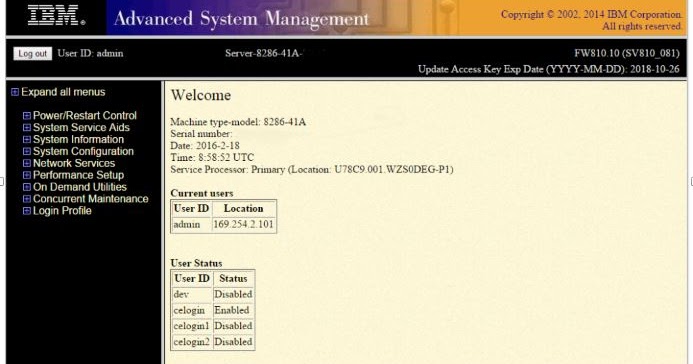 AIX for System Administrators: HMC - ASMI