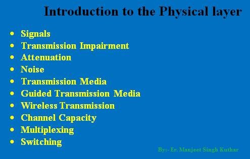 DCN - Physical Layer Introduction
