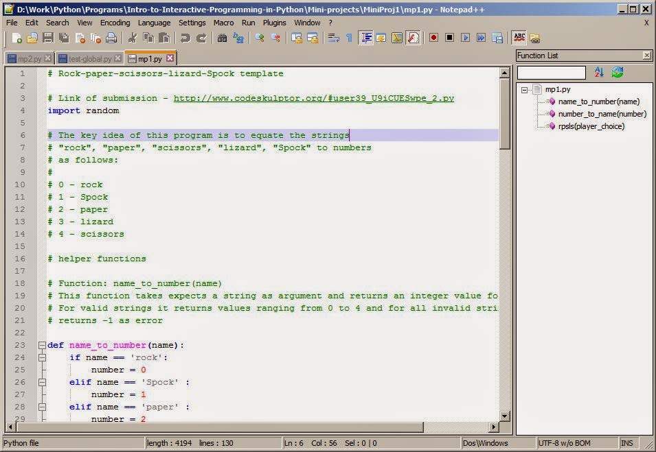 Coder Decoder Using Notepad In Windows To Edit And Run Python Programs