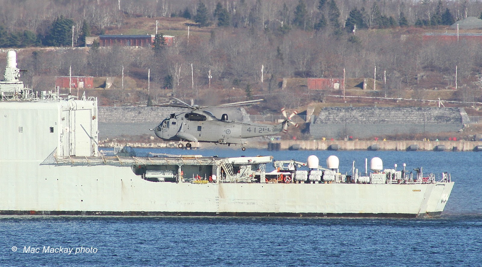 Shipfax: Bedford Basin helo ops