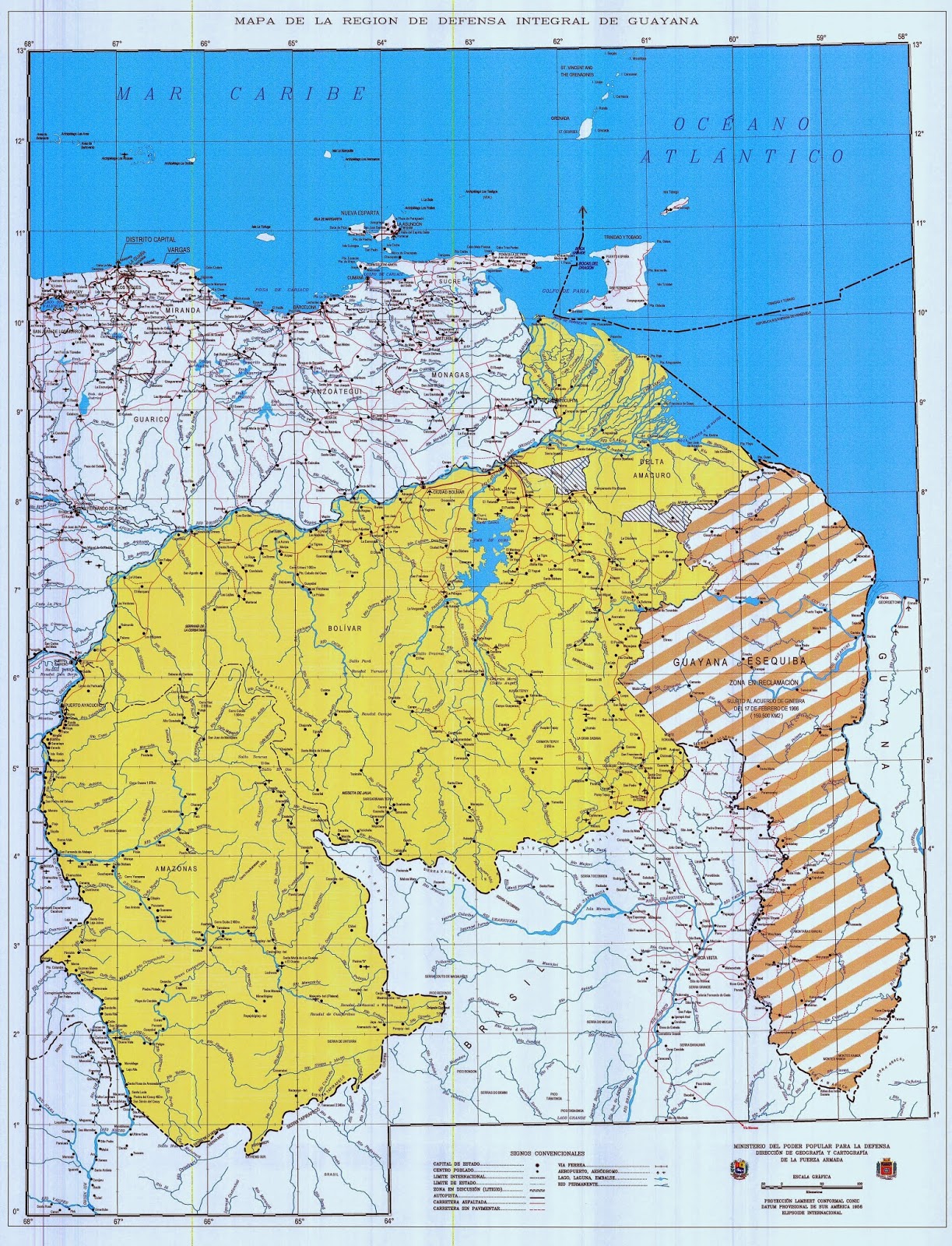 Cartografía de La Guayana Esequiba.com: 2014