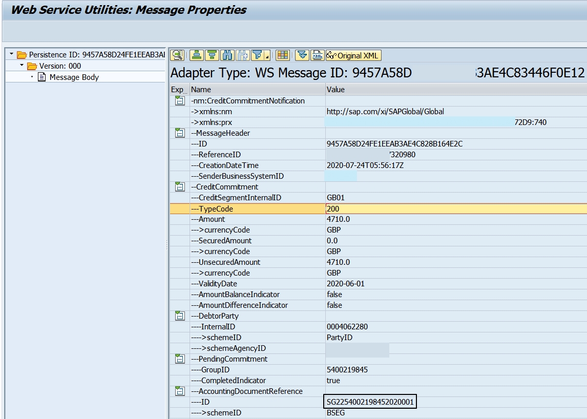 SAP ABAP Central: Credit Exposure Update Process at FSCM by Web Methods