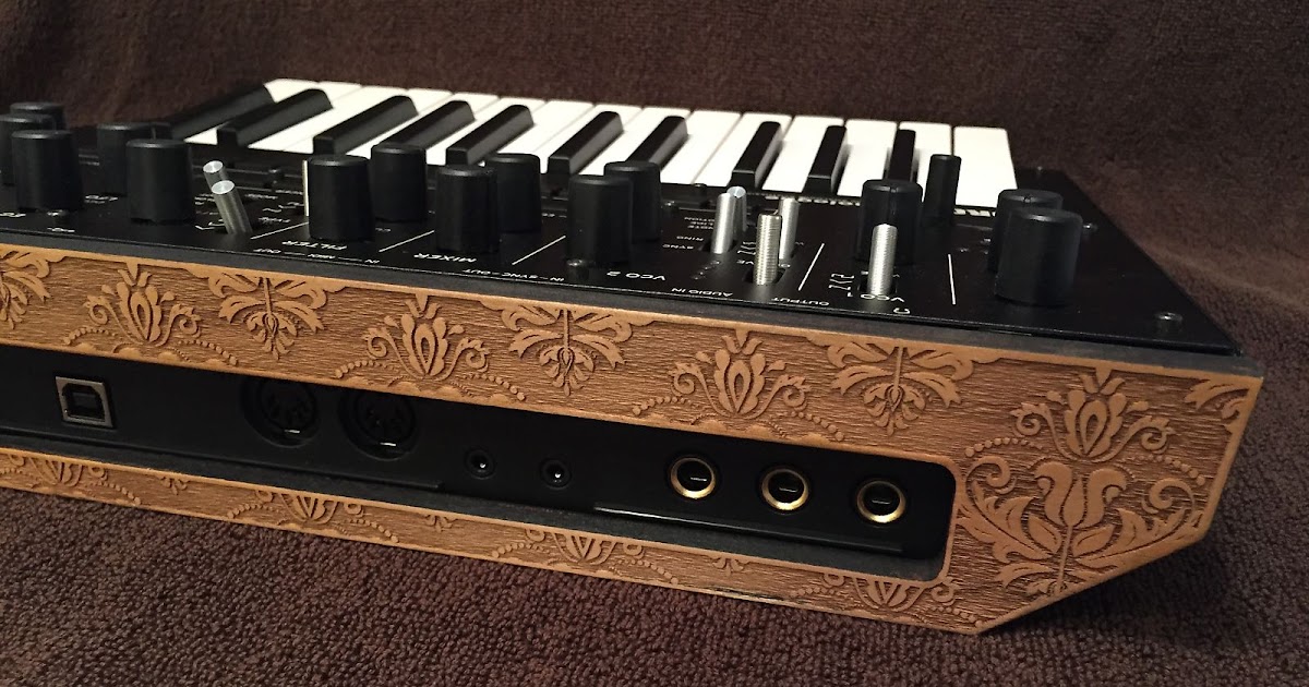 MATRIXSYNTH: Custom Korg Monologue Wood Back Panels