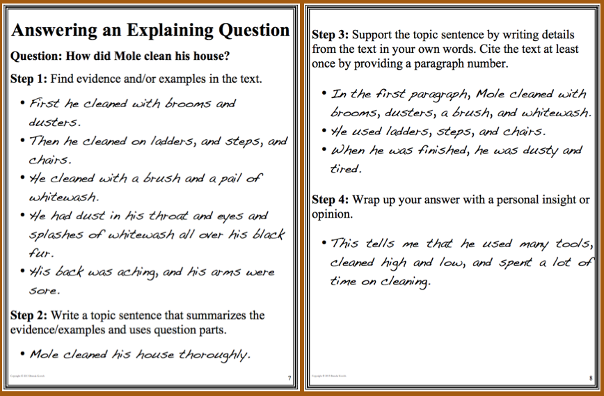 Teaching . . . Seriously: Writing a Constructed Response