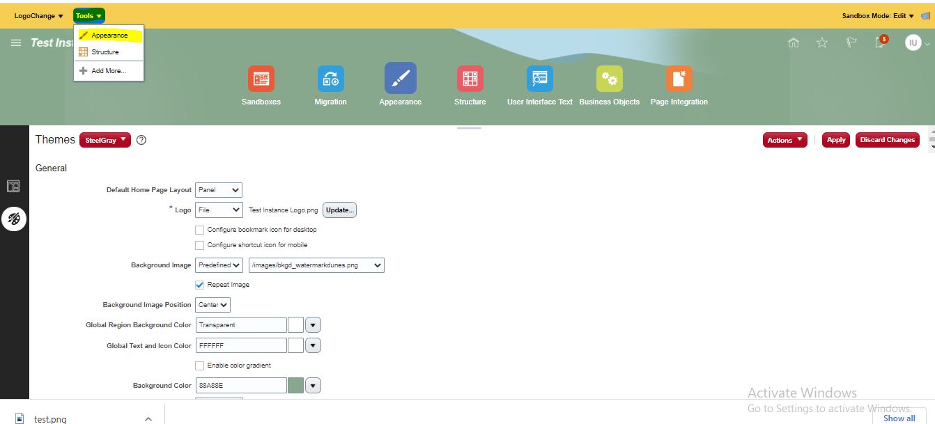 Steps to Change Logo in Oracle Fusion Cloud | Data Warehouse | OBIEE ...