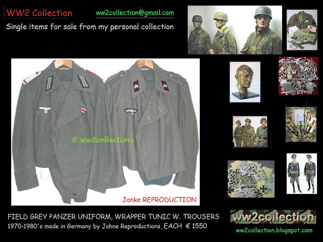 WW2 Collection Price List of my Private Collection Liquidation: Field ...