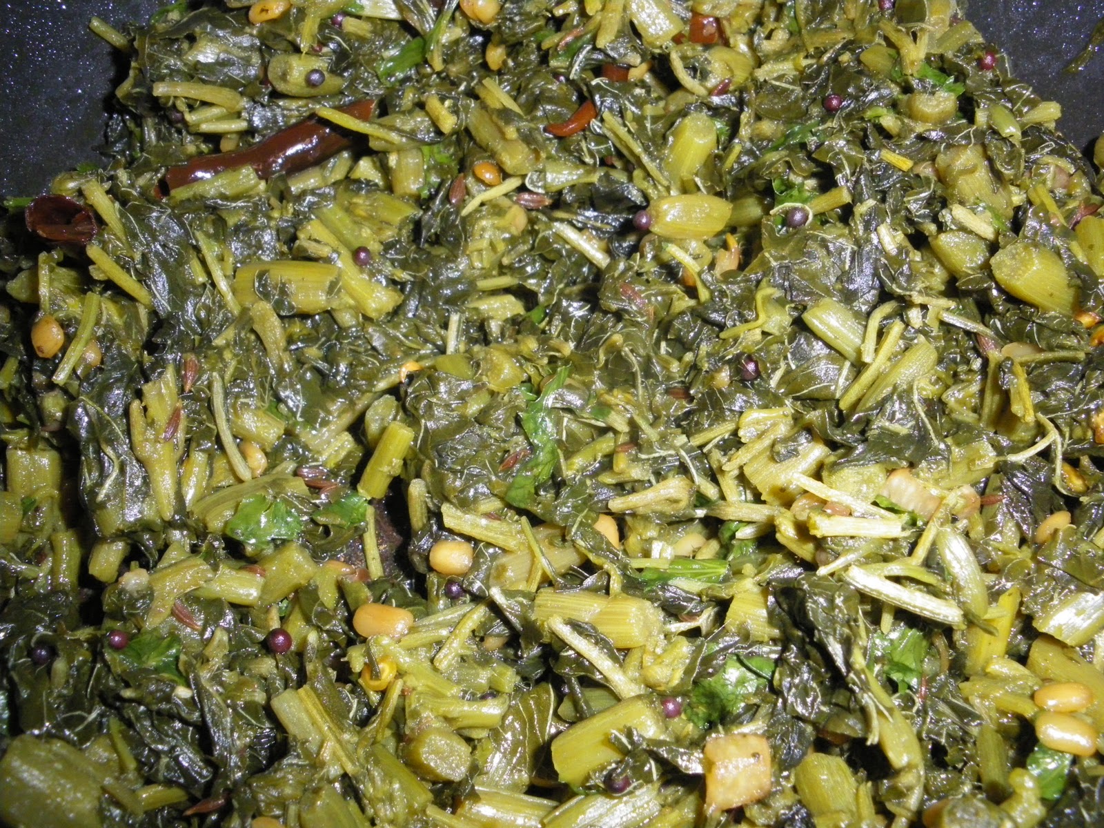 Mouth watering recipes from Azeema's Kitchen: Thotakura Poopu and ...