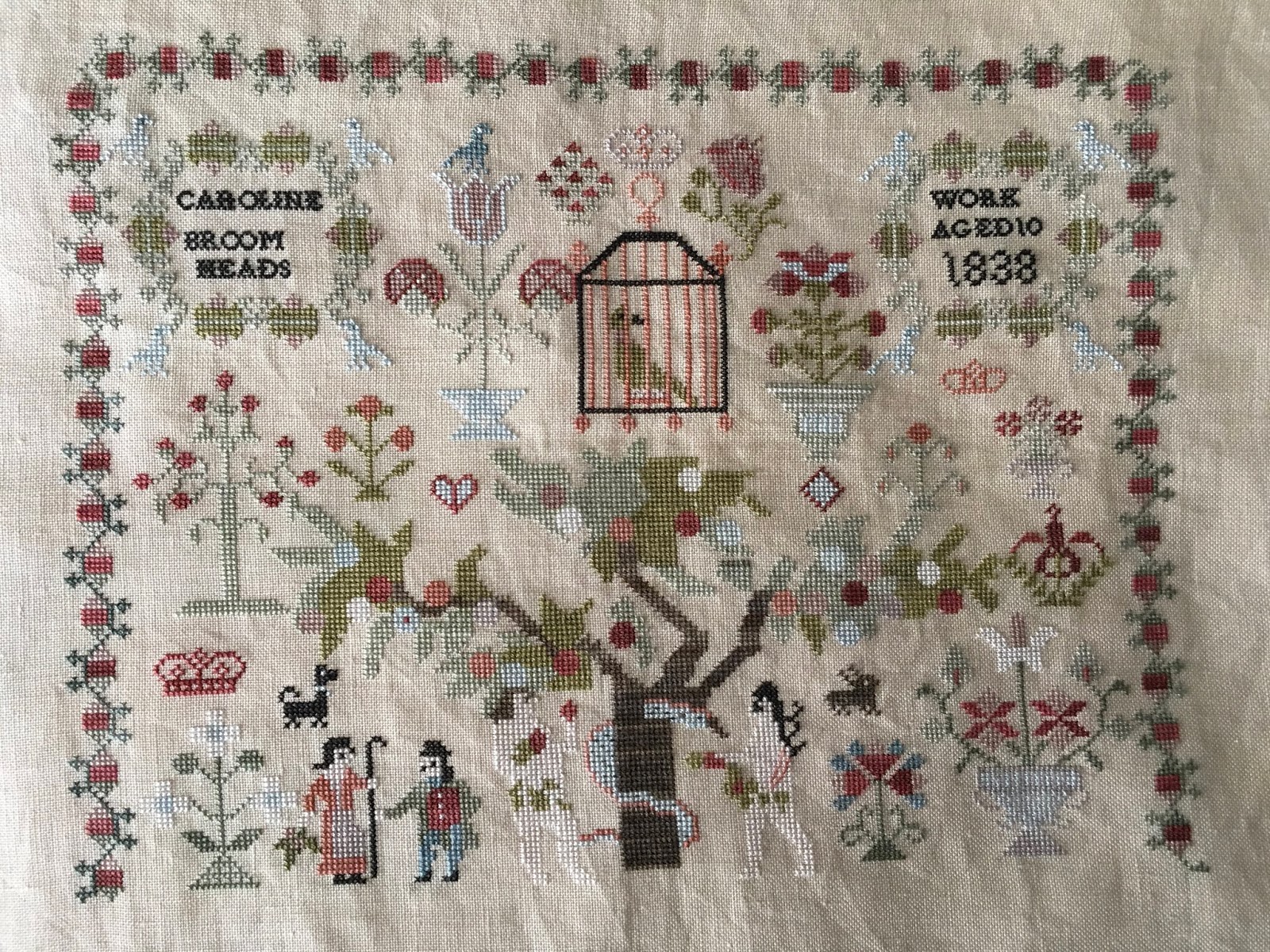 Nicole's Needlework: Caroline Broomhead 1838