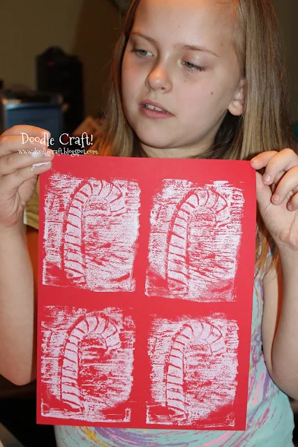 Block Printing for Kids using Styrofoam!