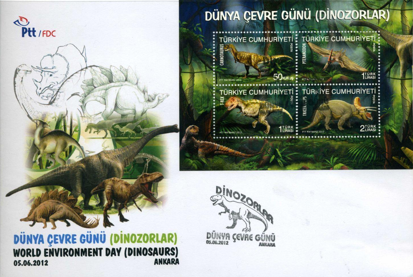Stamp Right There: Dinosaur Stamps