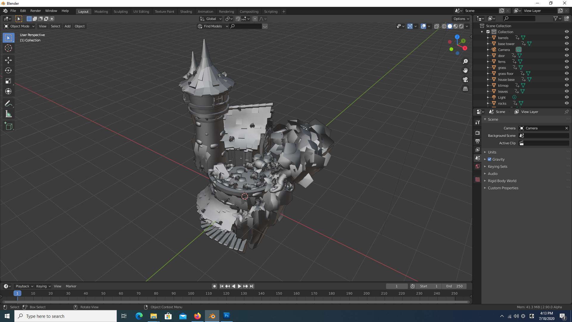 Speed Trip: Walker Element 3D animation Blender + After Effects VFX ...