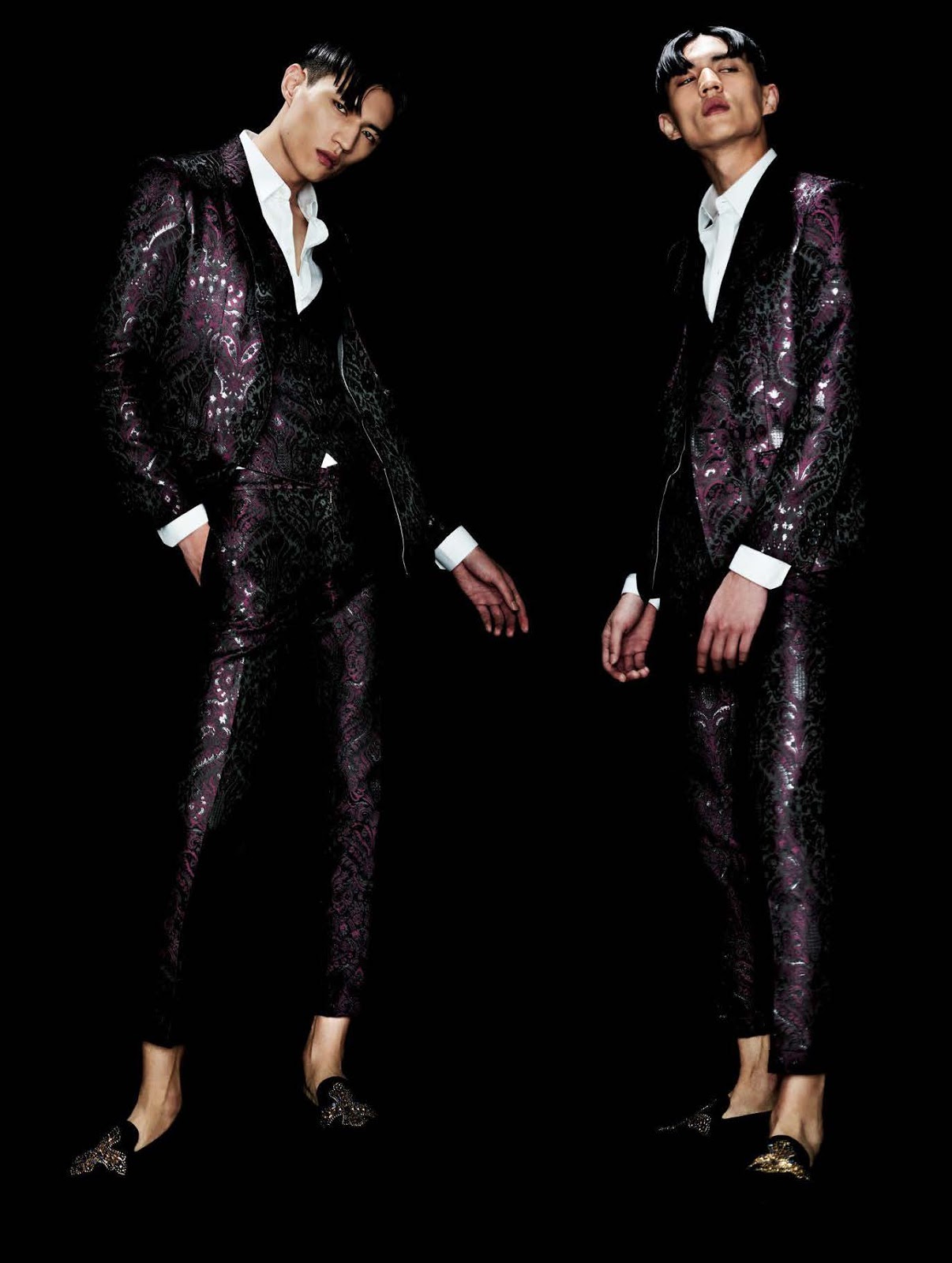 Evan Fang se enfunda en looks de Dolce & Gabbana para Men's Folio Malasia