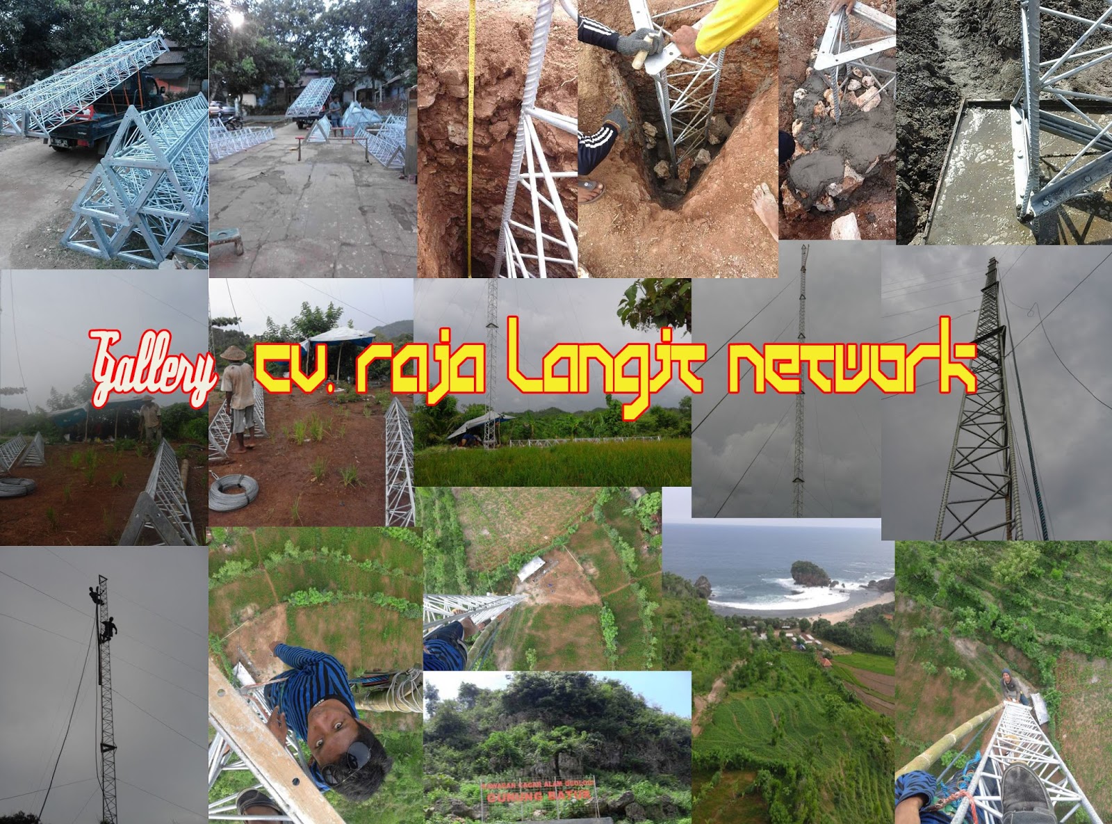 Tower Triangle 40 Meter | CV. RAJA LANGIT NETWORK