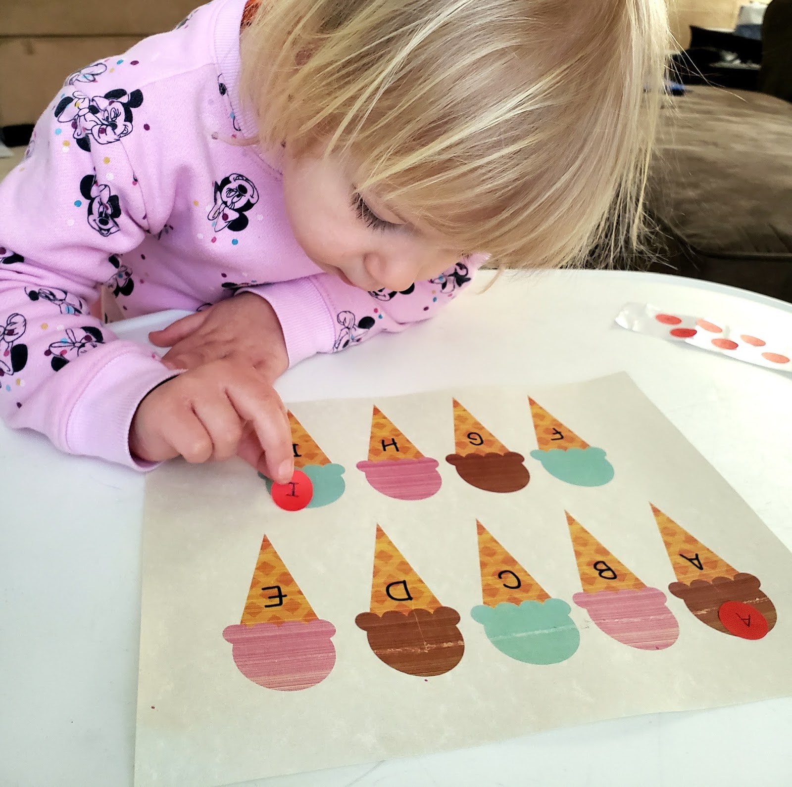 Mom's Tot School: I is for Ice Cream!