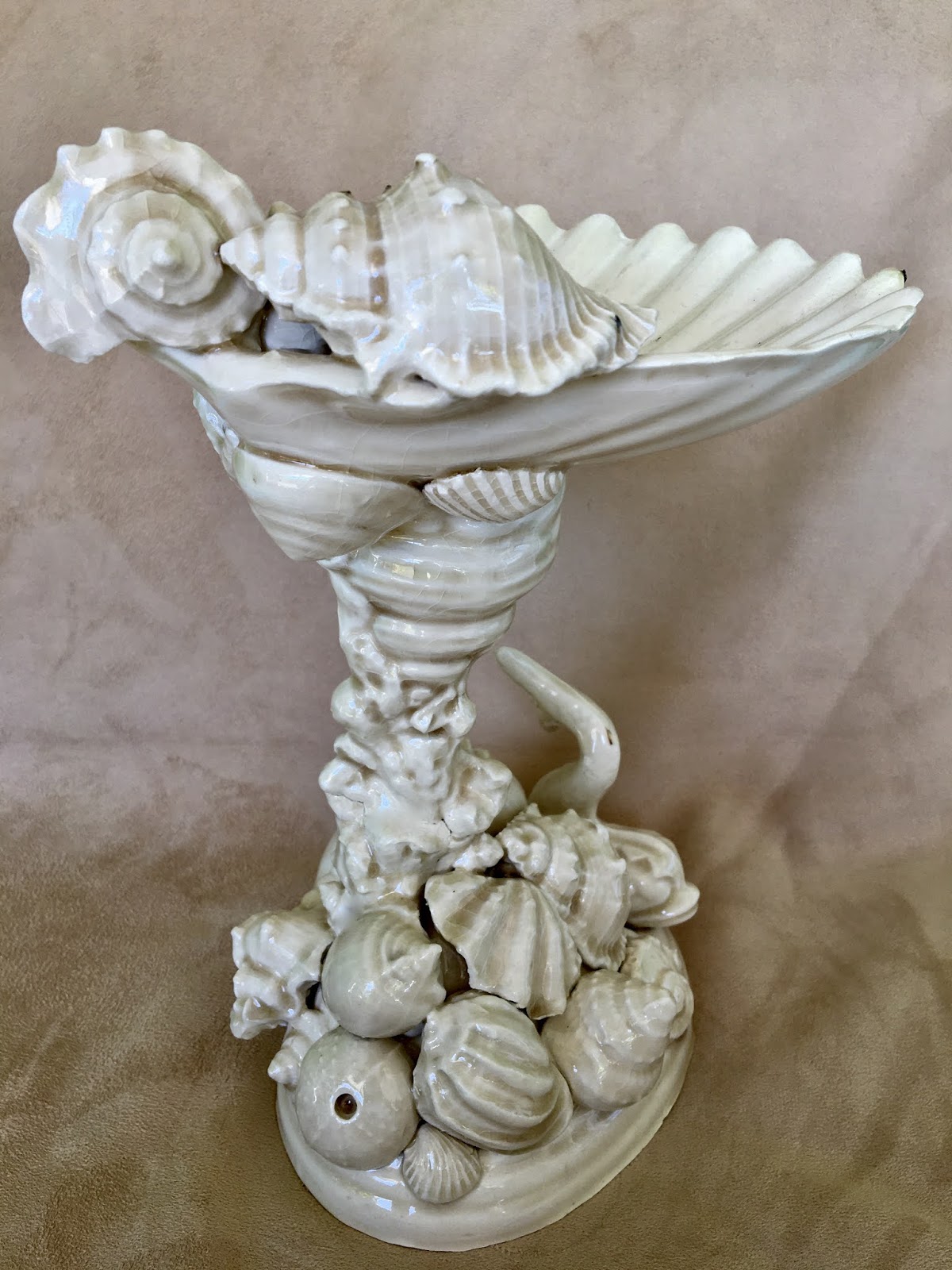 Summerland Cottage Studio: Tone on tone cream colored ceramic creations.