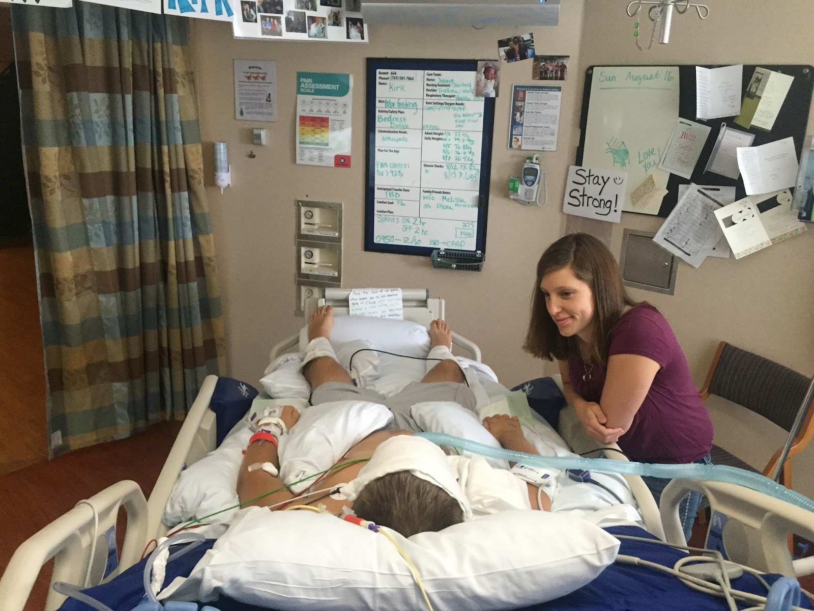 Kirk's Journey of Strength: A View of the ICU