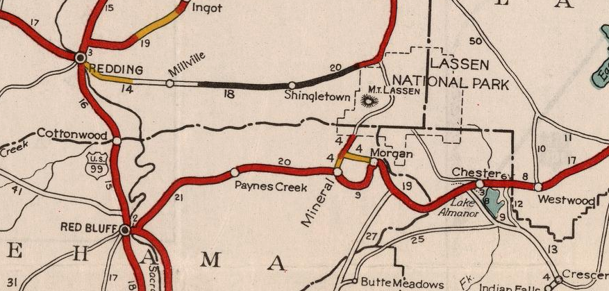 California State Route 44 and California State Route 440