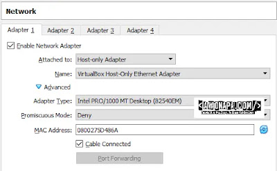 Network pada VirtualBox - NAT, Bridge Adapter, Internal Network, Host ...