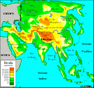 Geografía General de Asia