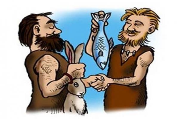 Historia del mercado por Angela Maria Cordoba: 2. ETAPA DEL TRUEQUE