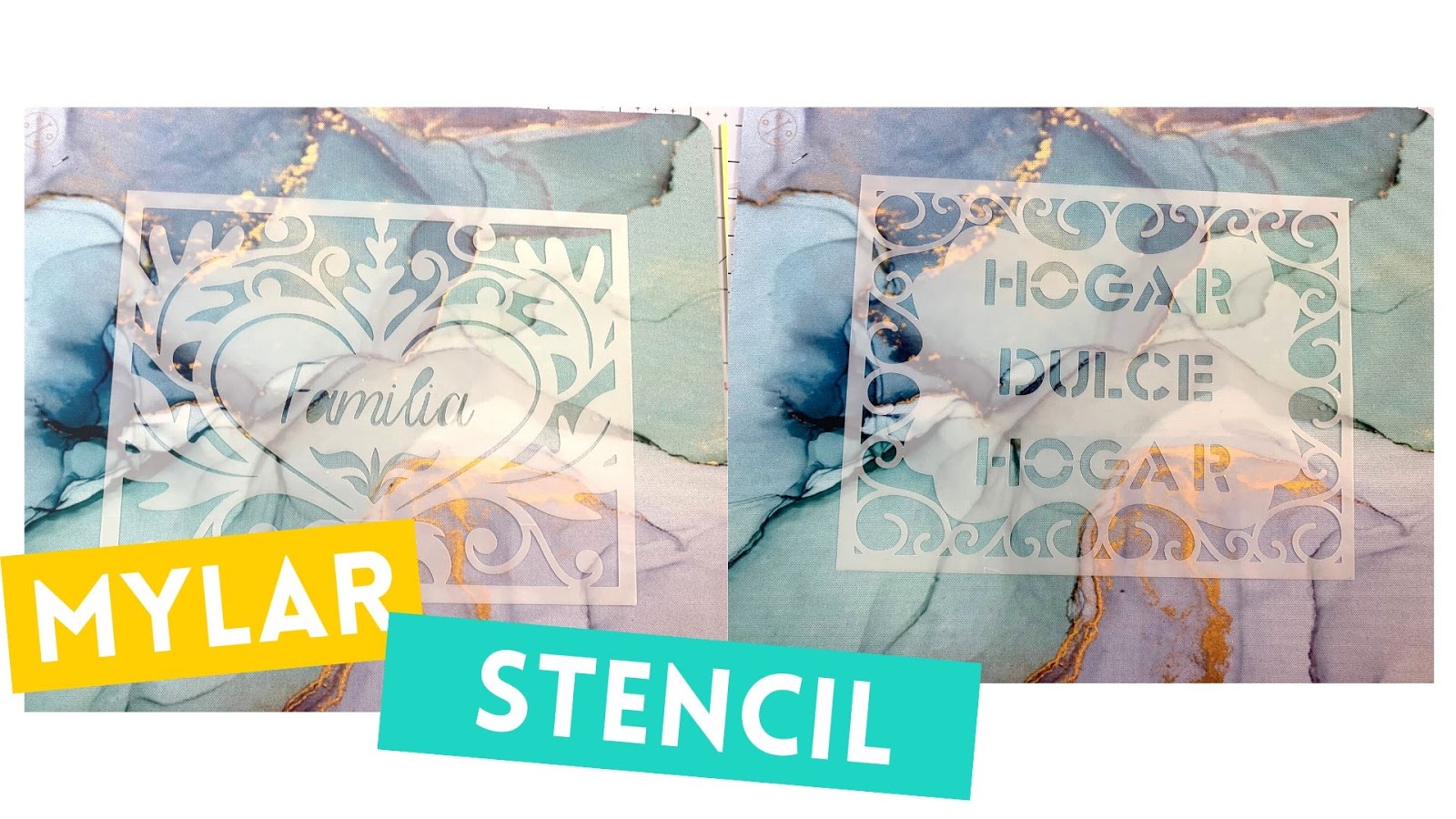 Stencils con Cricut