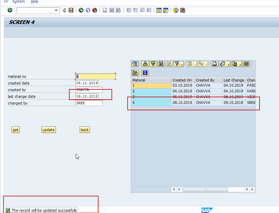 SAP ABAP Central: CRUD Operations in Module Pool