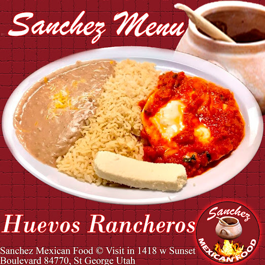 Menu ~ Sanchez Mexican Food