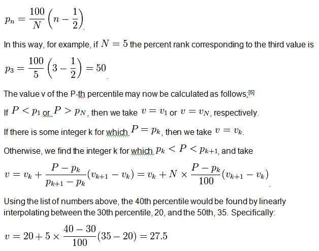 Quartiles, Deciles and Percentiles