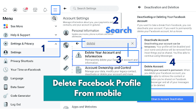 How to Delete Facebook Page and Profile from Mobile & Desktop?