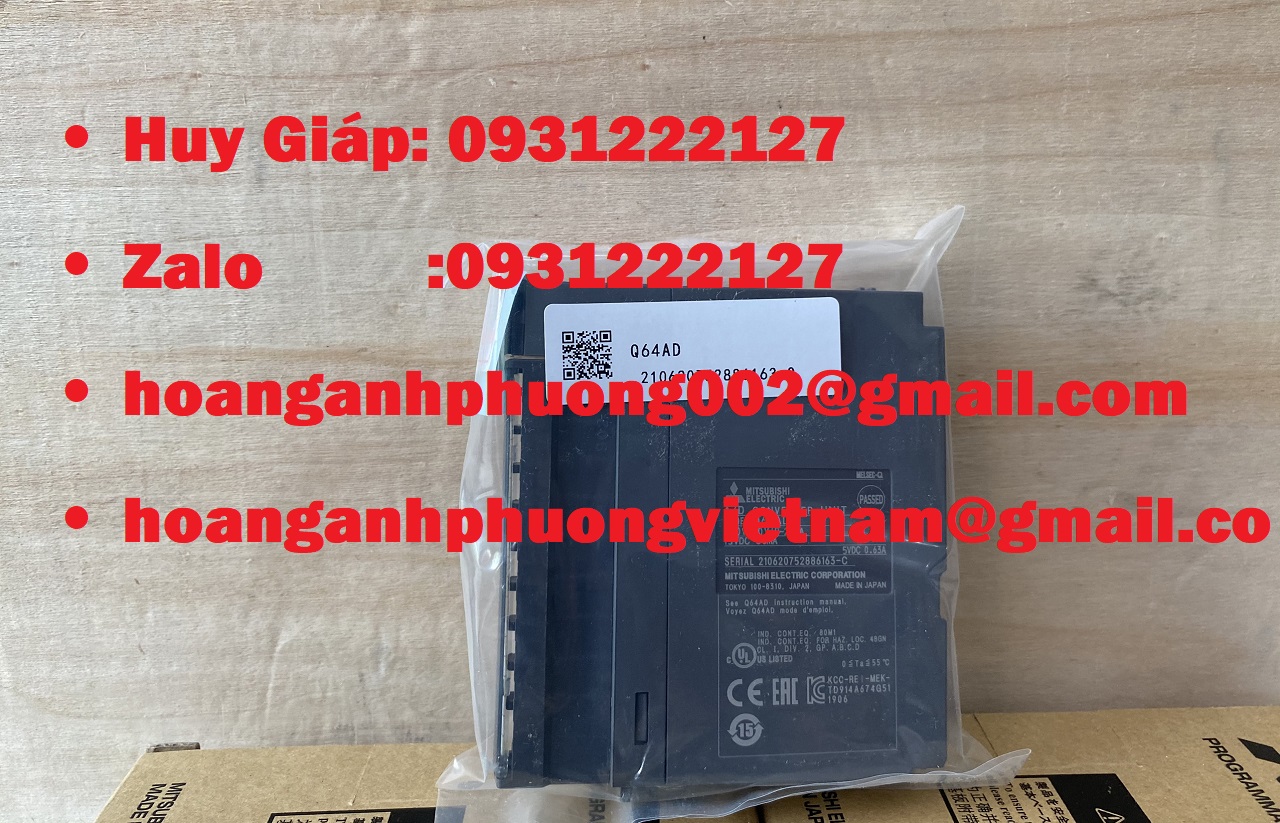 Q64AD analog module mitsubishi ~ THỦY LỰC PG