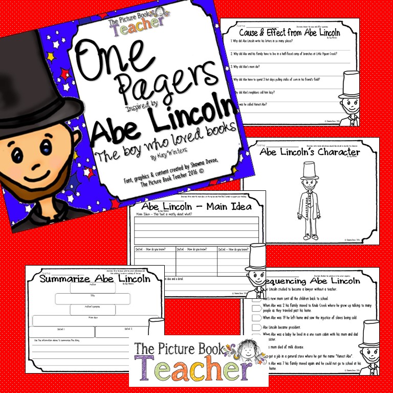 Abe Lincoln The boy who loved to read by Kay Winters - Teaching Tips ...