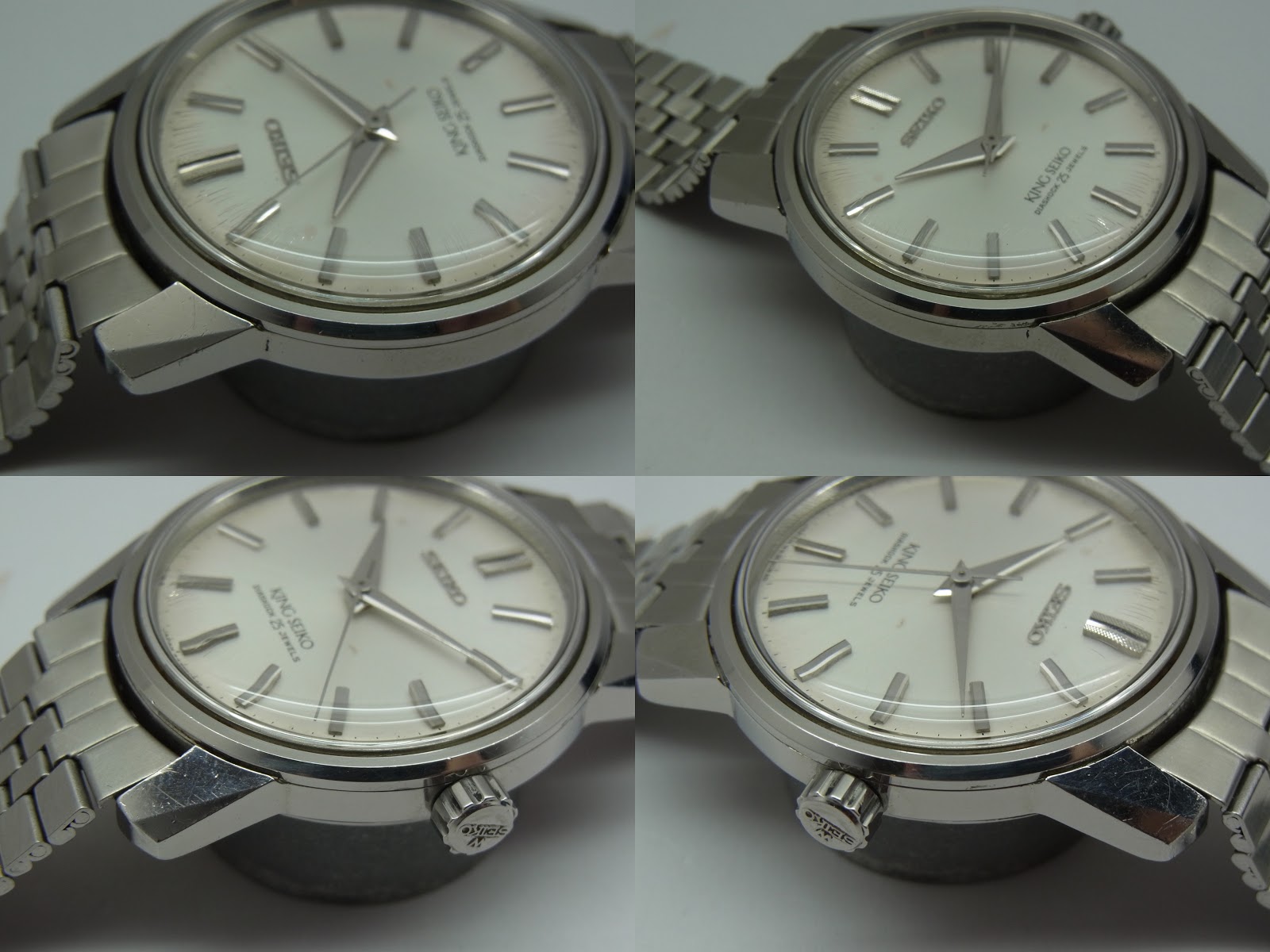 Antique Watch Bar: KING SEIKO DIASHOCK 25 JEWELS 44-9990 HAND WINDING KS249